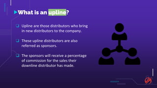Importance of Uplines and Downlines in Direct Sales | PPT