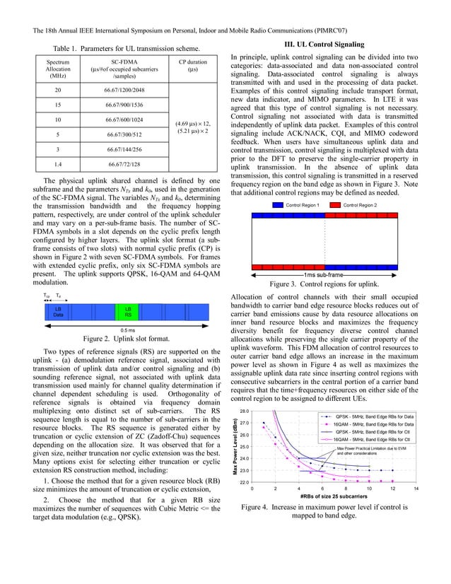 Uplink control channel design for 3 gpp lte | PDF | Computer Networking ...