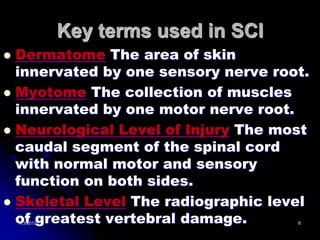 management of spinal cord injury | PPTX