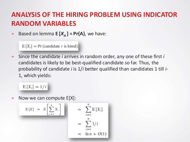 Indicator Random Variables