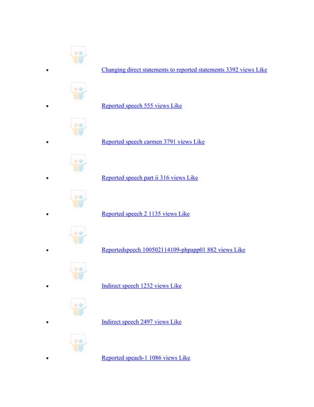 direct and indirect speech | PDF
