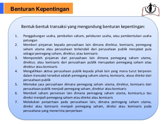 prinsip keterbukaan dan benturan kepentingan prinsip keterbukaan dan benturan kepentingan