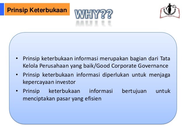 prinsip keterbukaan dan benturan kepentingan prinsip keterbukaan dan benturan kepentingan