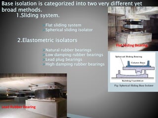 BASE ISOLATION SYSTEM | PPTX