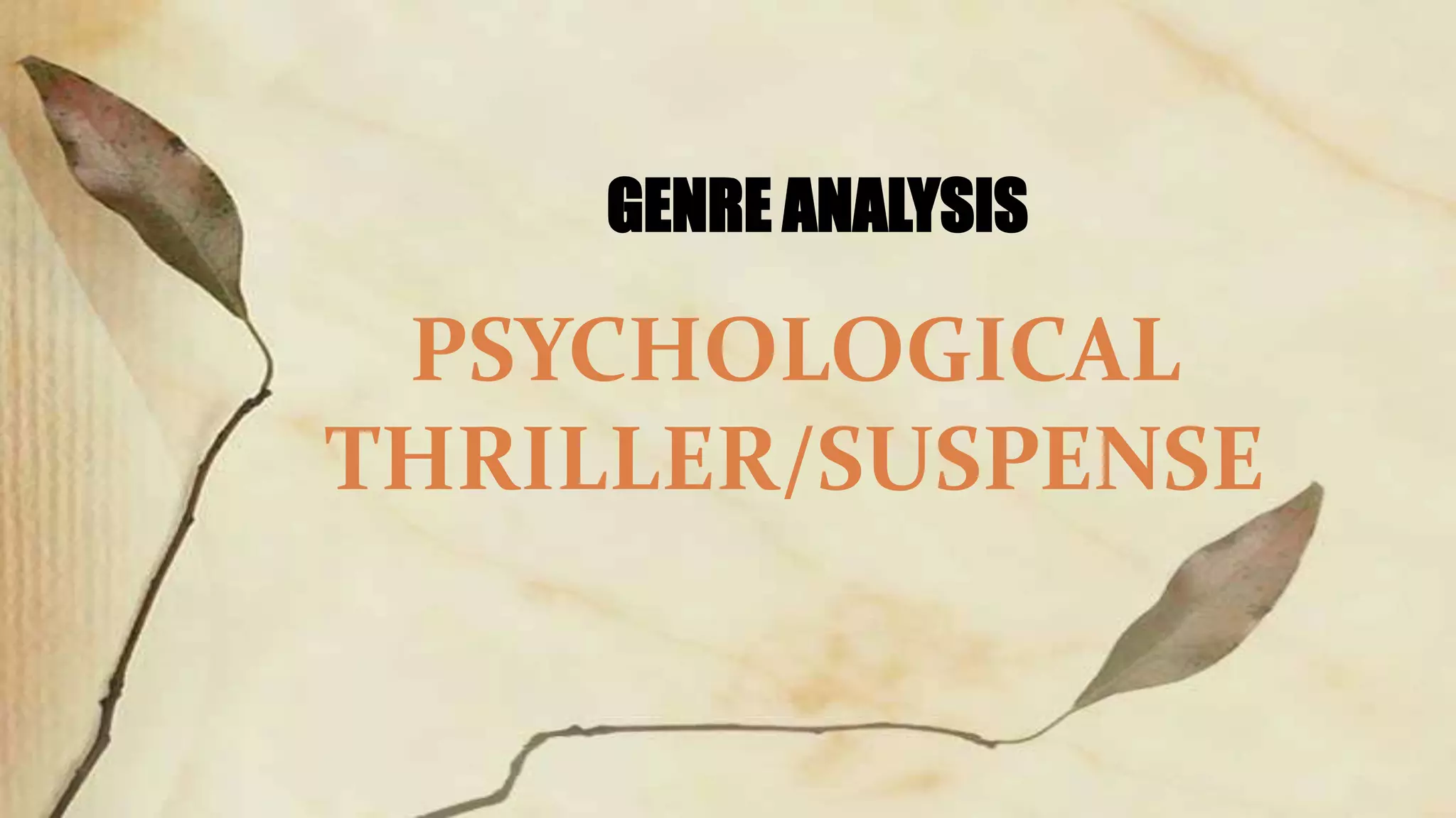 Genre analysis | PPT