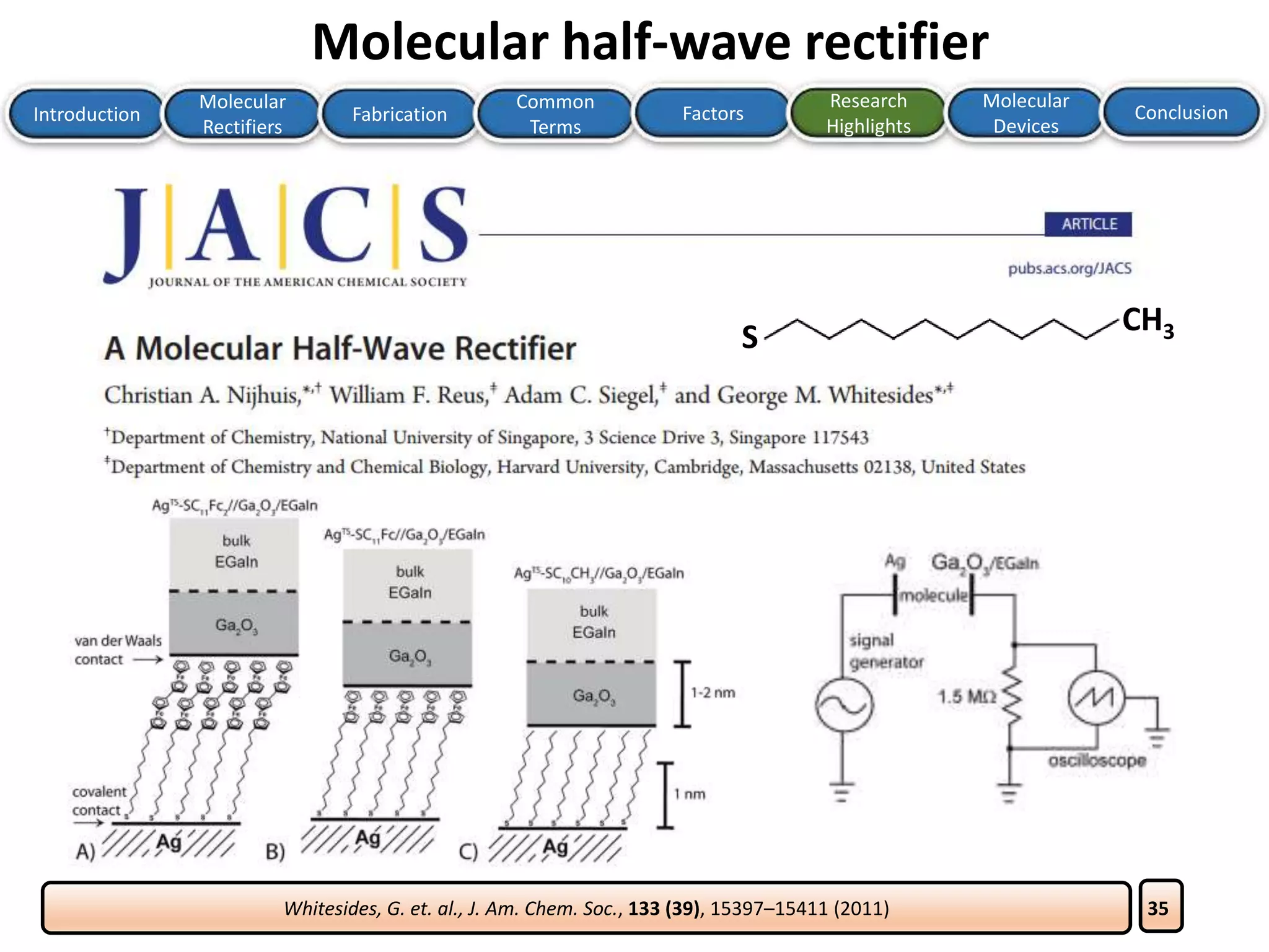 Molecular Electronics | PPTX
