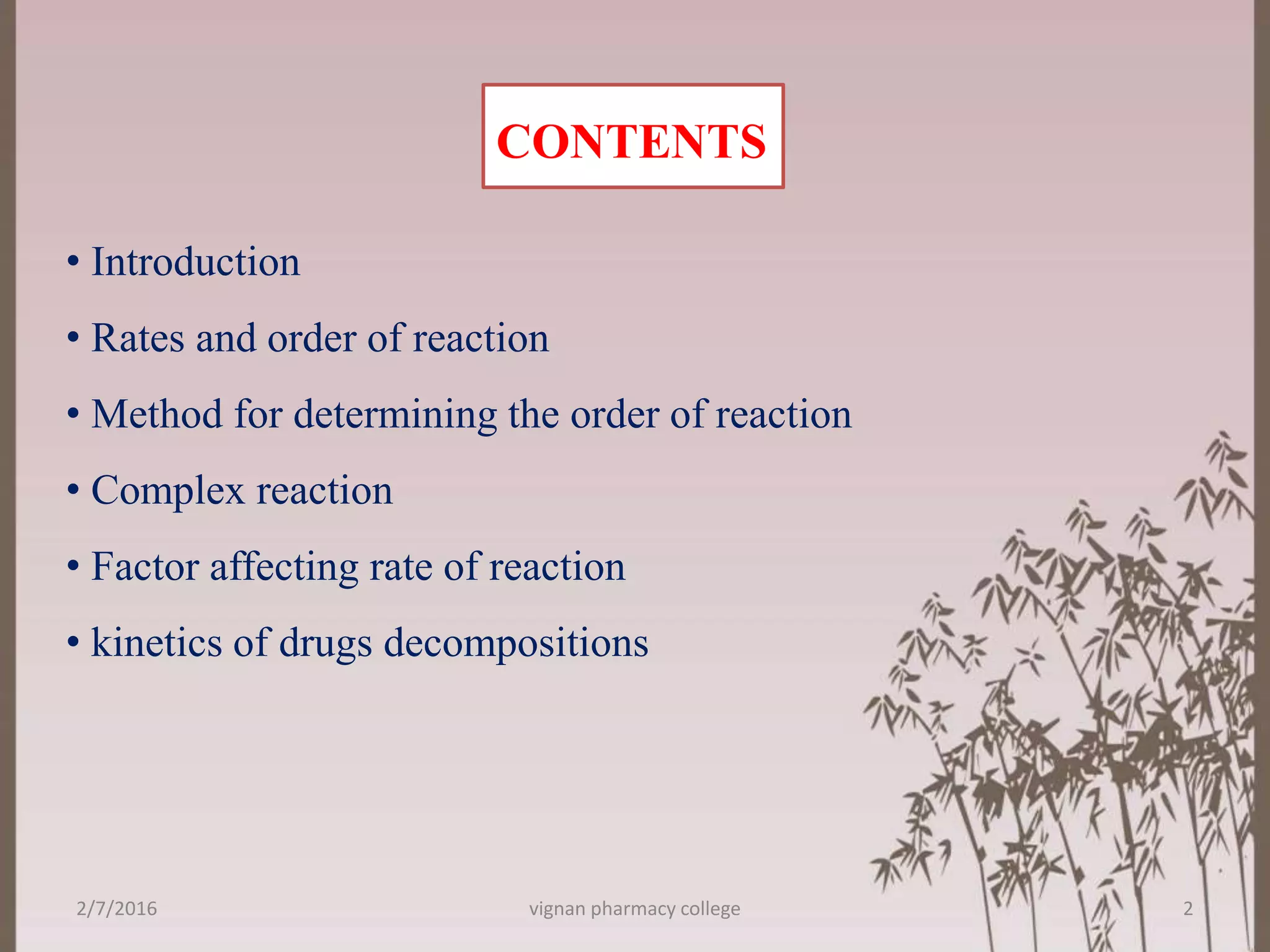 kinetics and drug stability | PPTX