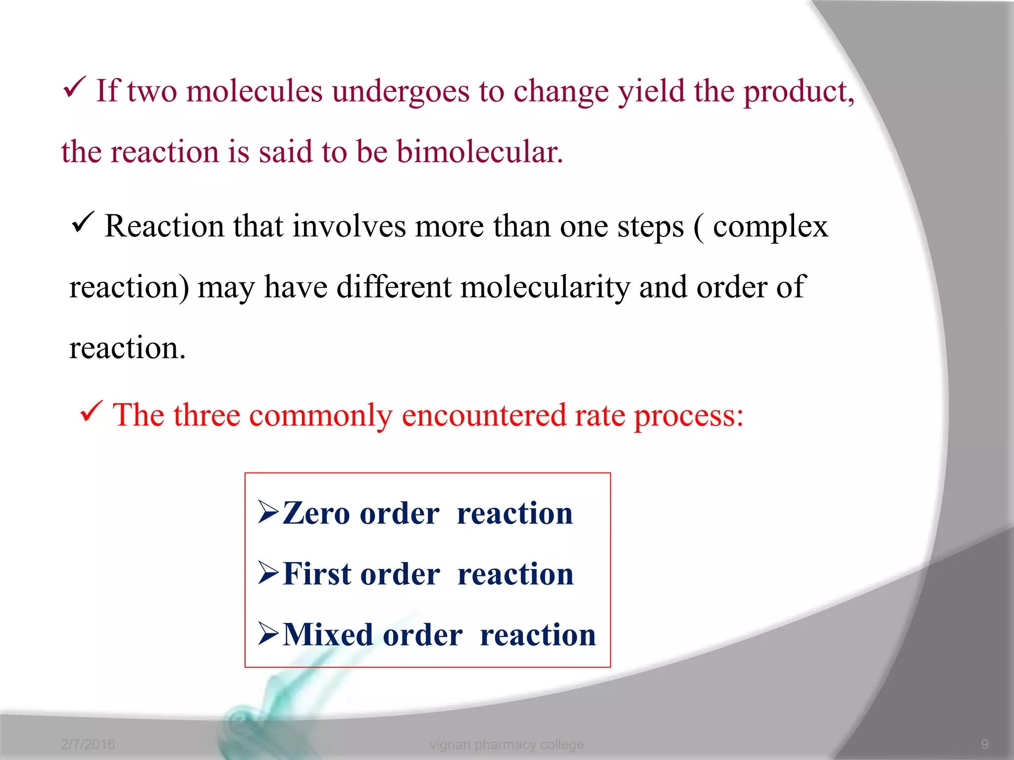 kinetics and drug stability | PPTX