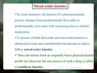 kinetics and drug stability | PPTX