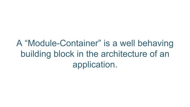 Container Patterns | PPT