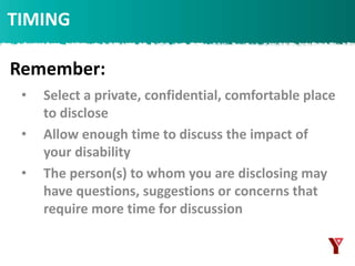 Disclosing Your Disability...OR NOT | PPTX