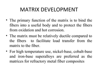 FIBRE REINFORCED COMPOSITE SUPERALLOY | PPT