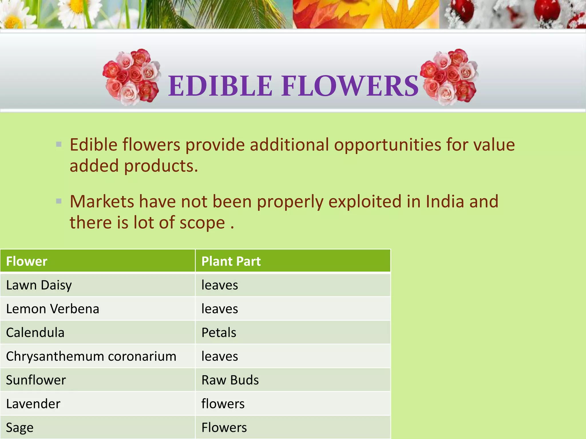 FLORICULTURE: A BOON FOR DOUBLING FARMERS INCOME | PPTX
