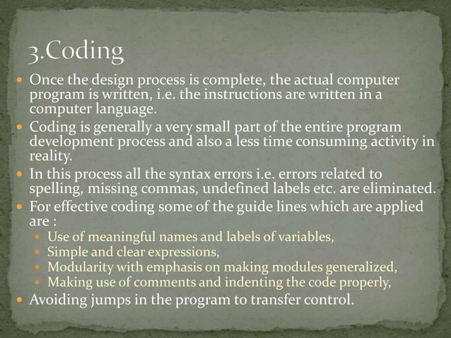 Development Of Computer Program Pptx Programming Languages Computing