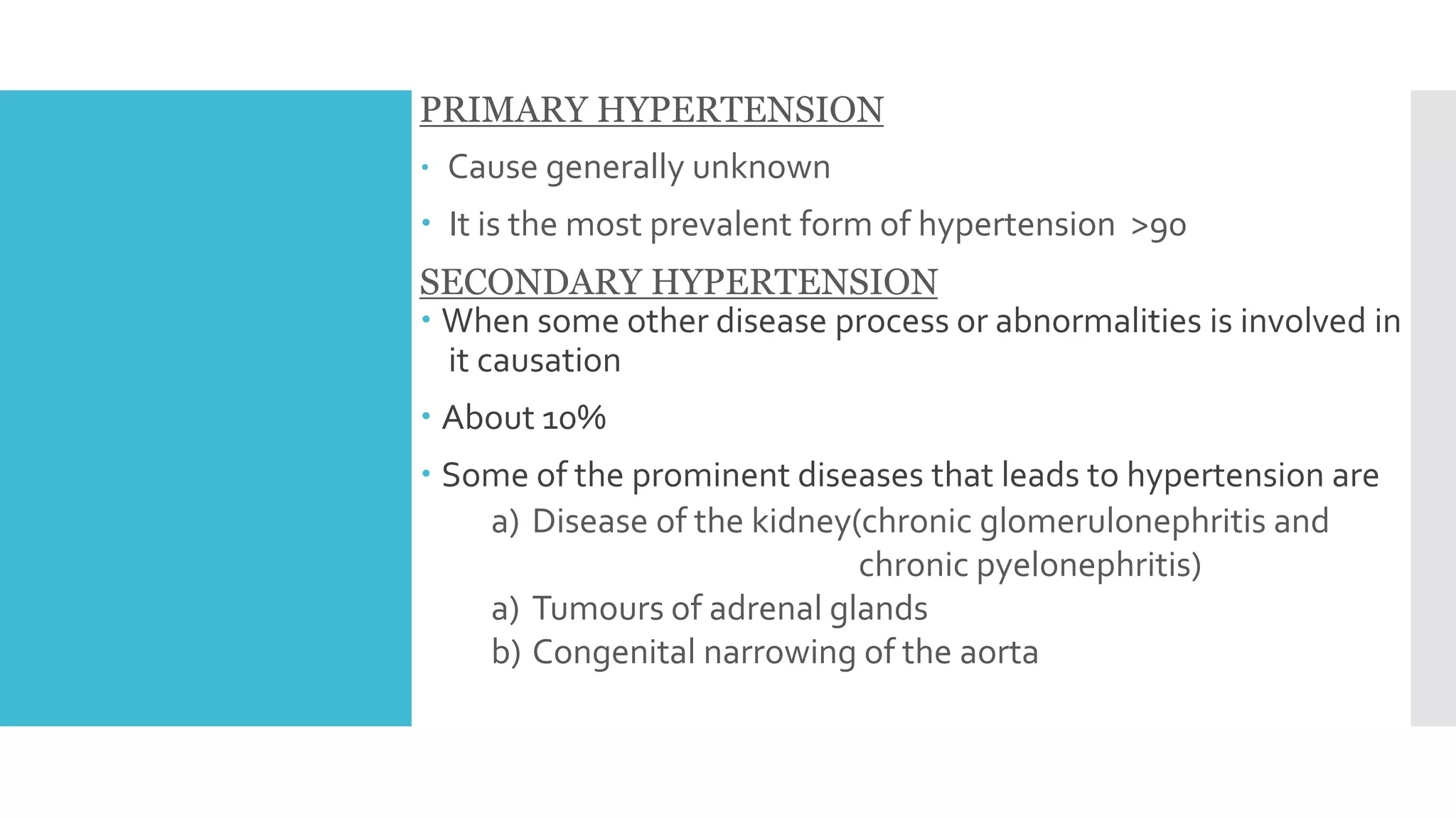 Hypertension Community Medicine Presentation | PPTX