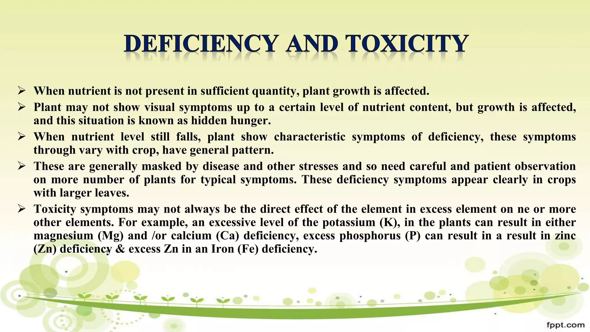 Micronutrient and their diverse role in vegetable crops: advances and ...