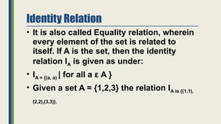 relation and operations power point presentation | PPTX