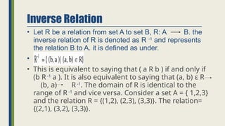 relation and operations power point presentation | PPT