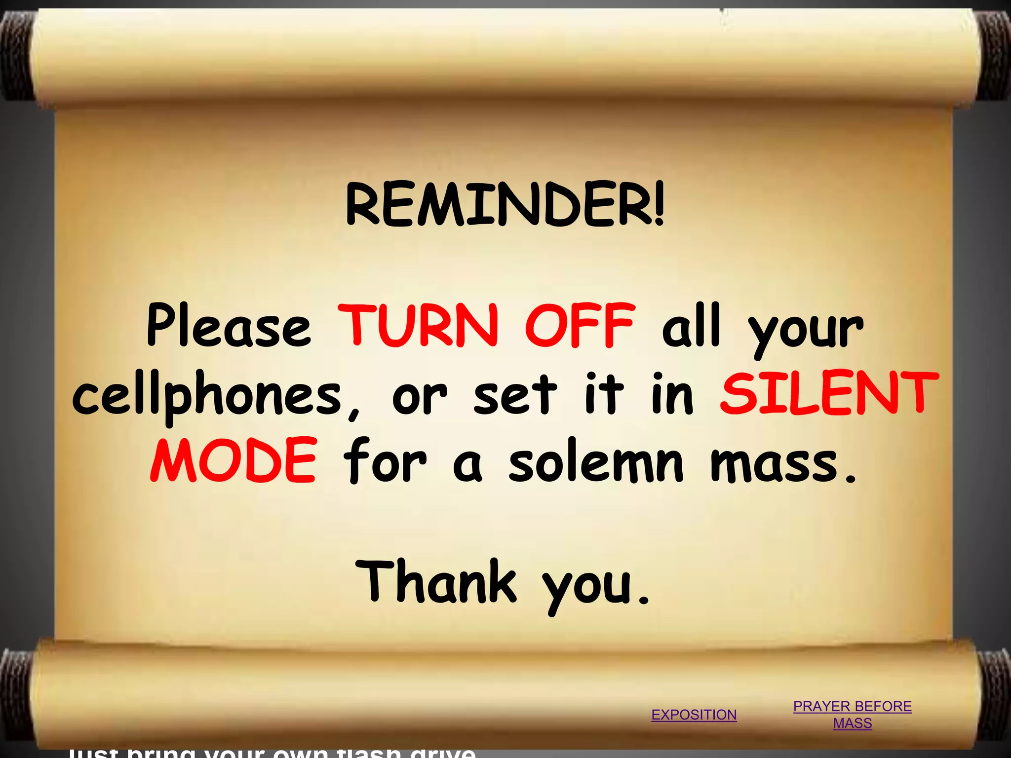 Roman Catholic Holy Mass English PowerPoint Presentation Slides | PPTX