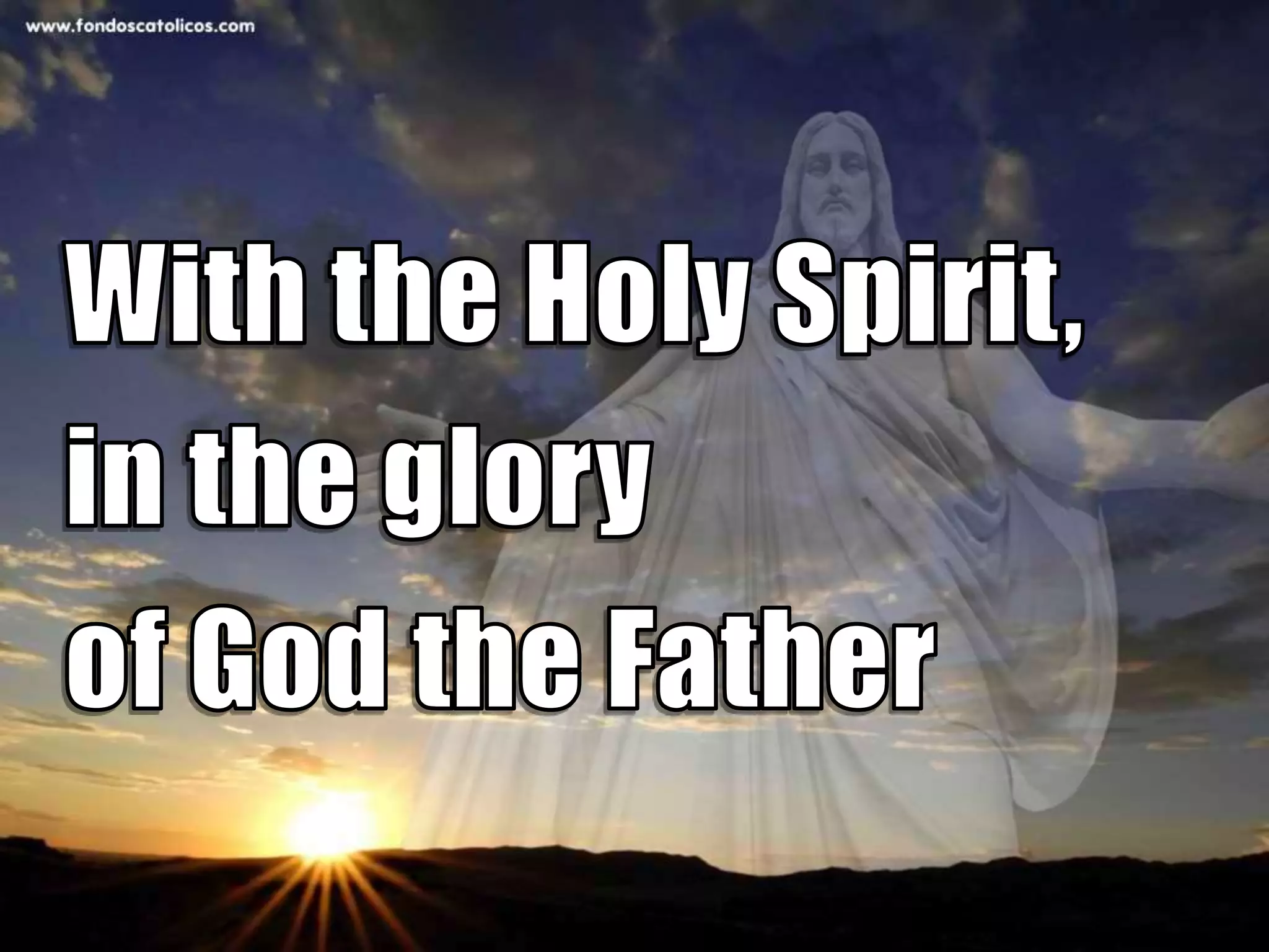 Roman Catholic Holy Mass English PowerPoint Presentation Slides | PPTX