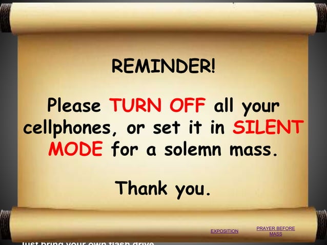 Roman Catholic Holy Mass English PowerPoint Presentation Slides | PPTX