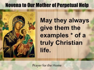 Our Lady of Perpetual Help Novena Guide PowerPoint Slides | PPTX