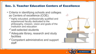 upload-RA 7784 power point presentation for Teacher Education | PPT