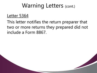 Surviving a Refundable Credit Due Diligence Audit | PPT