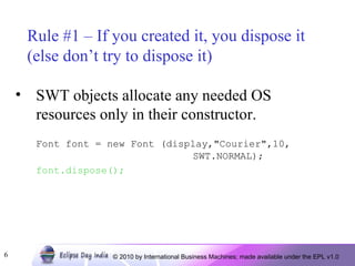 Top 3 SWT Exceptions | PPT