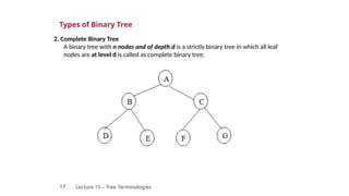 Binary Trees - Tree Terminologies and representation | PPT