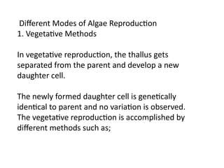 Reproduction in algae give you in depth details.pptx