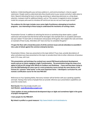 Upload agile barbarians at the gate | PDF | Events