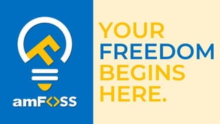 amFOSS - Induction Presentation 2019 | PPTX