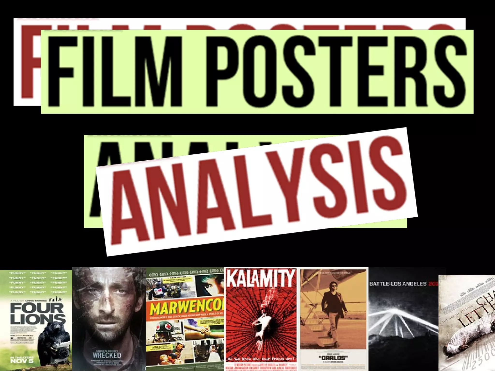 Upload analysing film posters | PPT