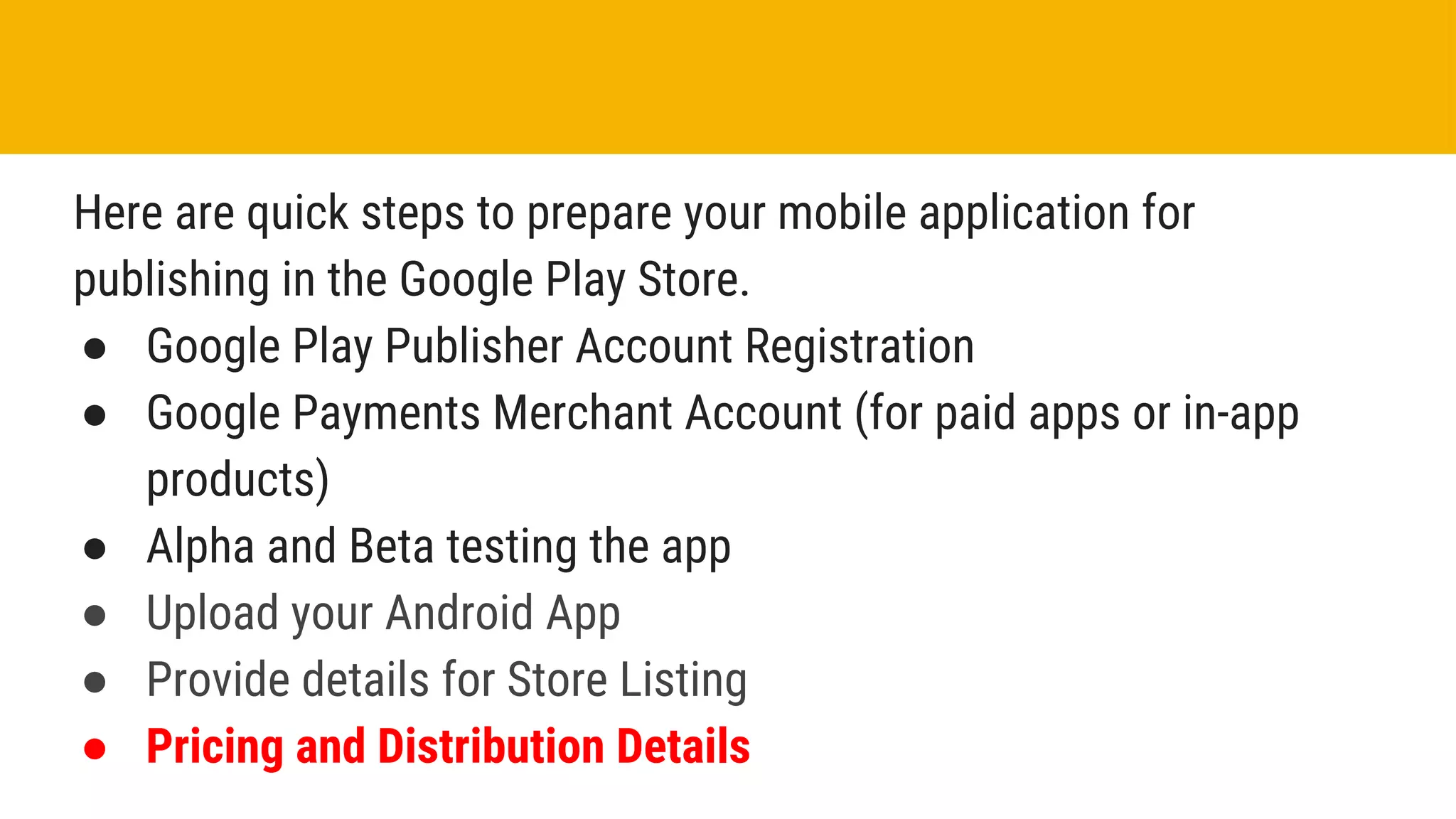 Publish Android Application on Google Play Store | PDF