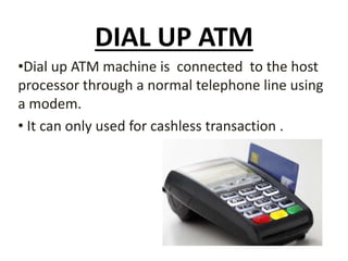 AUTOMATED TELLER MACHINE | PPTX | Business Banking & Finance | Business