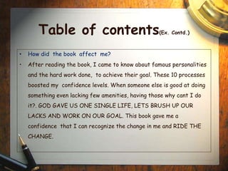 Presentation on How To Write Book review | PPTX