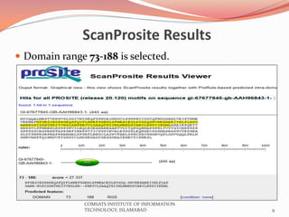 Comparative analysis of docking of RGS9 gene | PPT