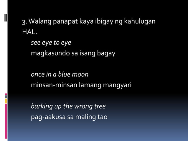 Idyomatikong Pagsasalin | PPSX