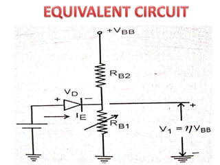 Uni junction transistor and a relaxation oscillator | PPTX