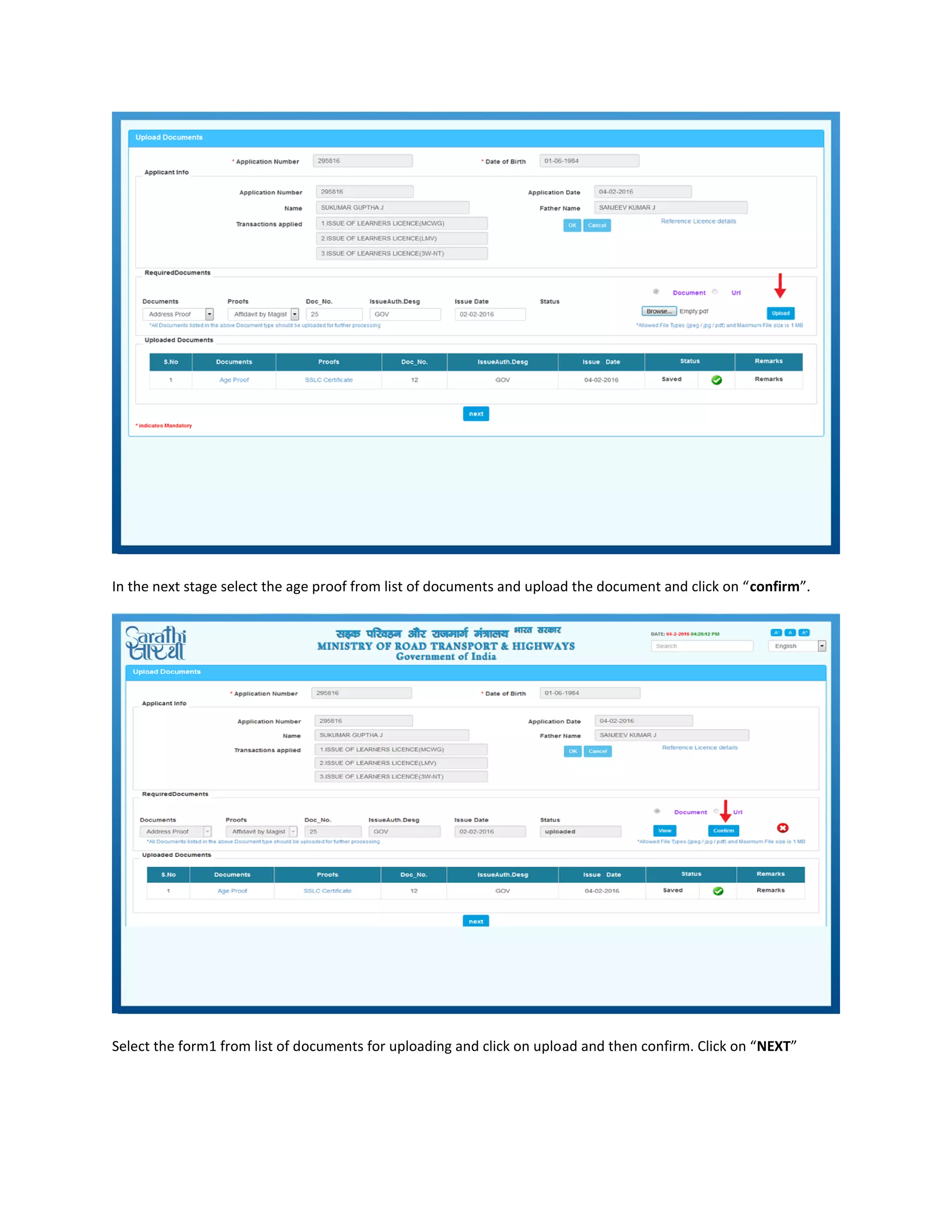 Upload Documents | PDF
