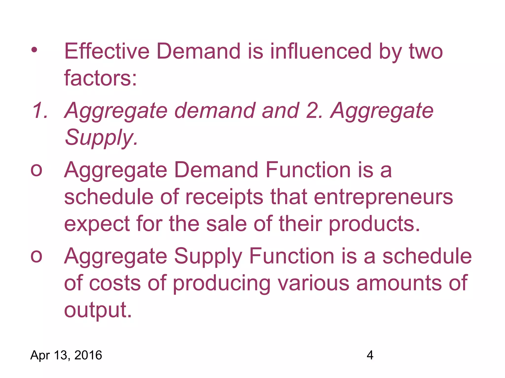 Effective demand | PPS