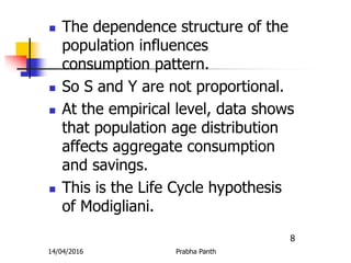 Theories of consumption II | PPSX