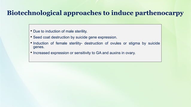 Parthenocarpy | PPT