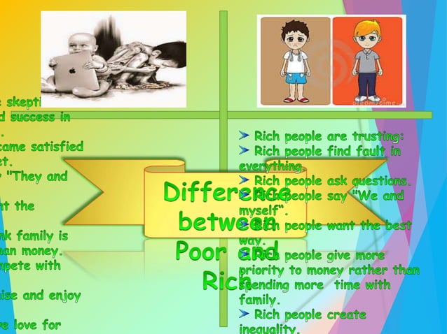 difference between poor and rich | PPTX