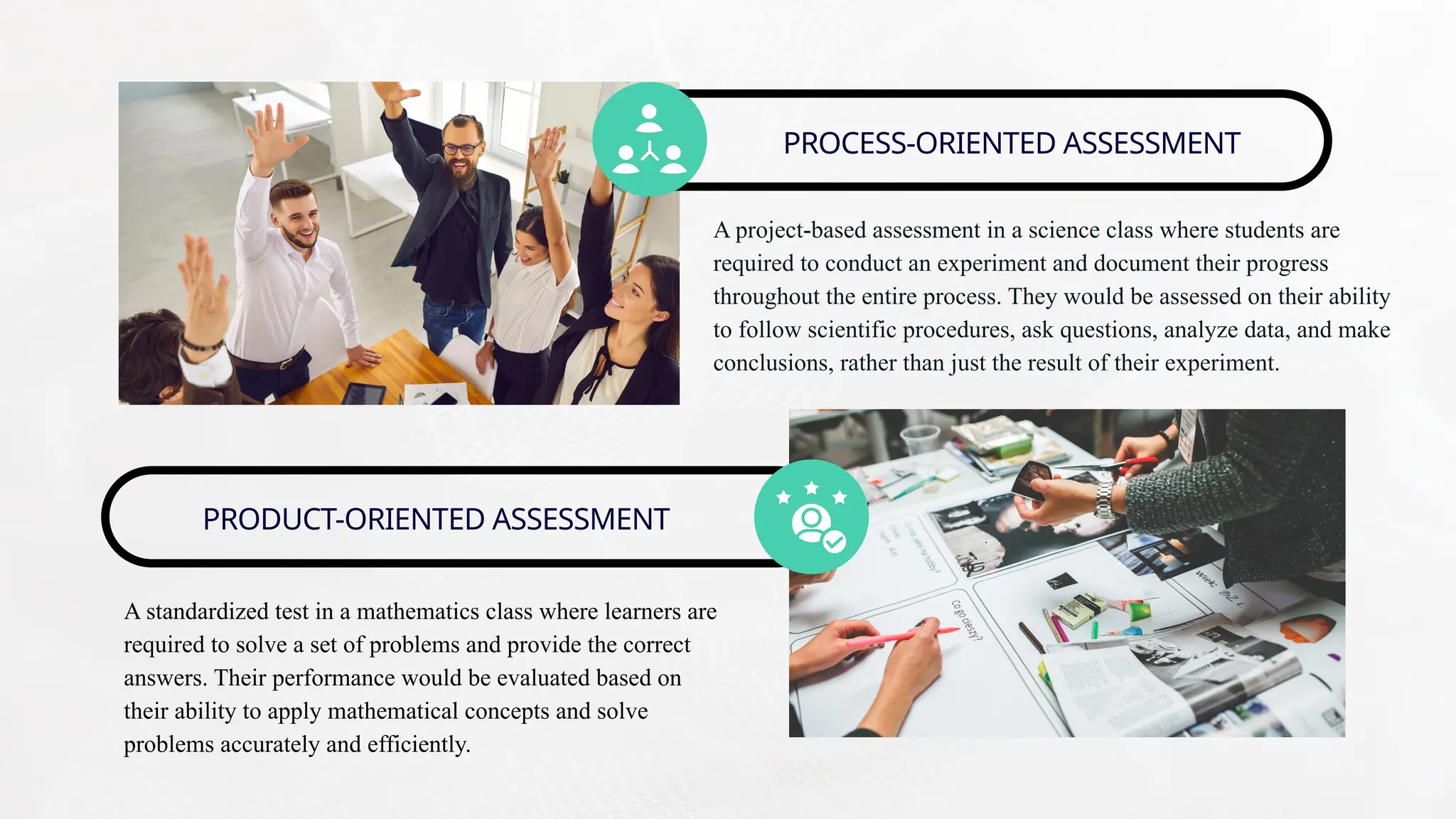 focusing assessment on process and product based result.pptx