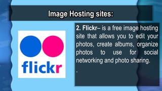Uploading sharing-and-image-hosting-platforms | PPTX