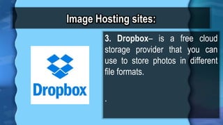 Uploading sharing-and-image-hosting-platforms | PPTX