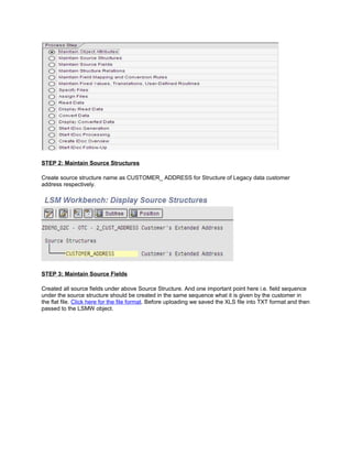 Uploading customer master extended address using bapi method | DOC