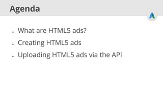 Uploading HTML5 ads | PDF